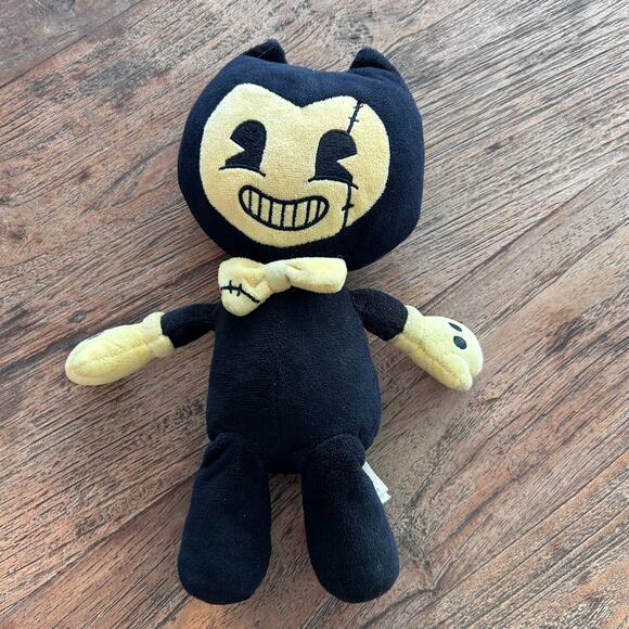 Bendy | Toys | Bendy The Ink Machine Black Yellow 28 Plush | Poshmark